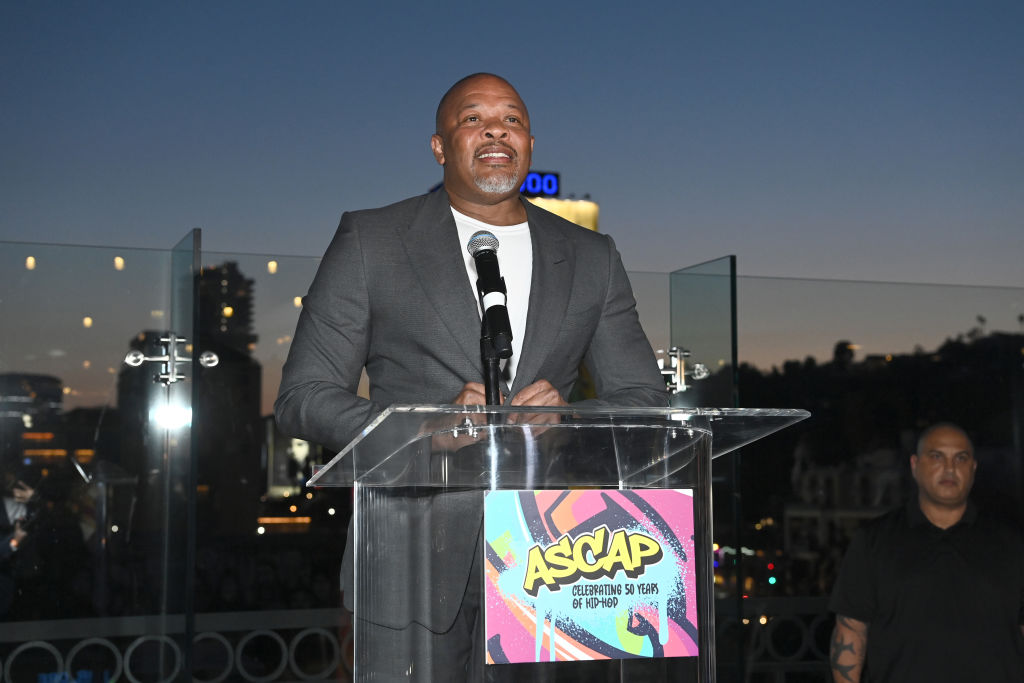 Dr. Dre Gives Timbaland His Flowers - WBLS