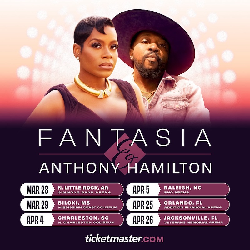 Fantasia and Anthony Hamilton Embark On Six-City Southern Tour - WBLS