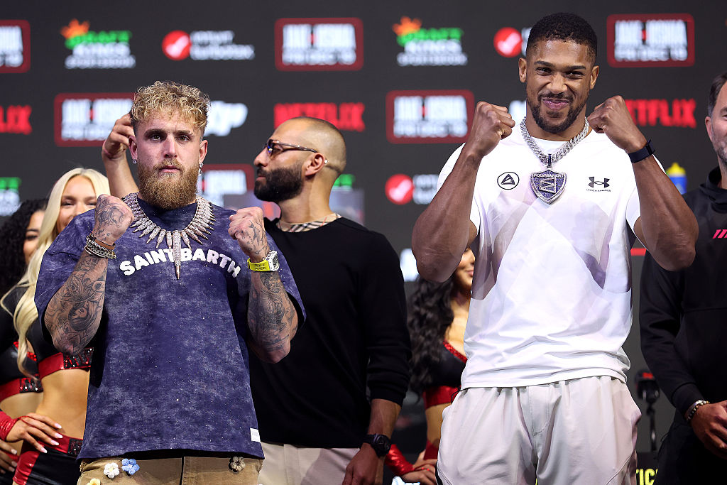 Sparks Fly At Jake Paul/Anthony Joshua Press Conference - WBLS